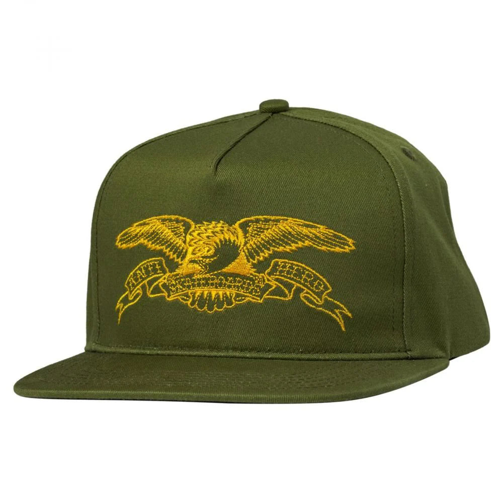 Anti Hero Basic Eagle Snapback Cap - Sage / Gold – Slugger Skate Store