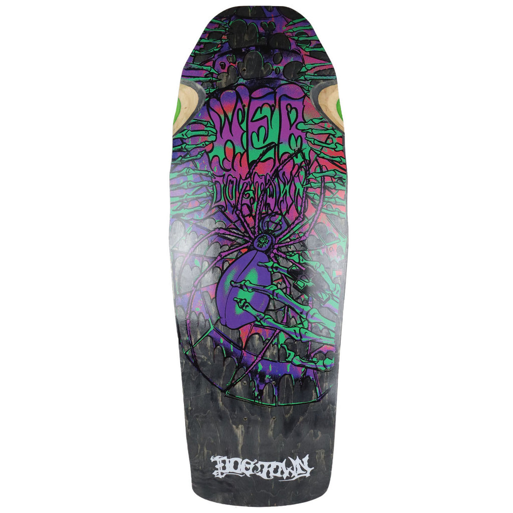 Dogtown Web Reissue Skateboard Deck Black Stain - 10.25 x 30.7 – Slugger Skate Store