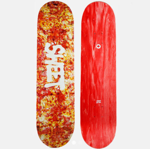 Sweet Skateboards Pizza Slice Skateboard Deck 8 0 Slugger Skate Store