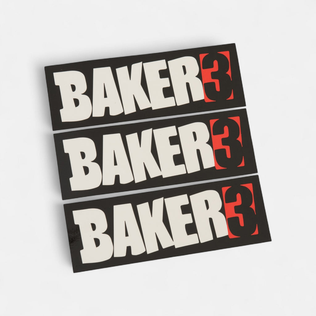 Baker Skateboards Baker 3 Sticker (Single) – Slugger Skate Store