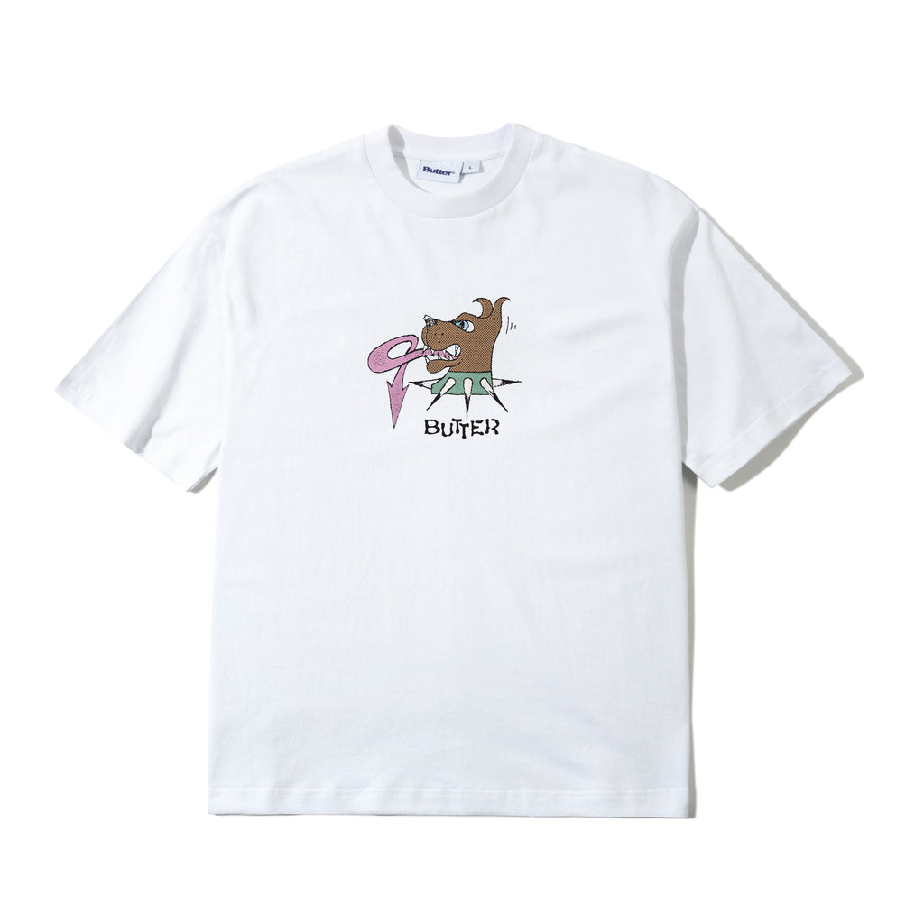 Butter Goods Canine Tee - White – Slugger Skate Store