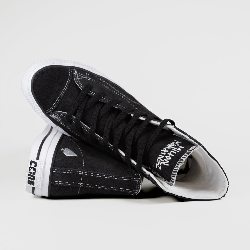 Converse Cons Milton Martinez CTAS HI Pro Shoes - Black / White / Whit ...