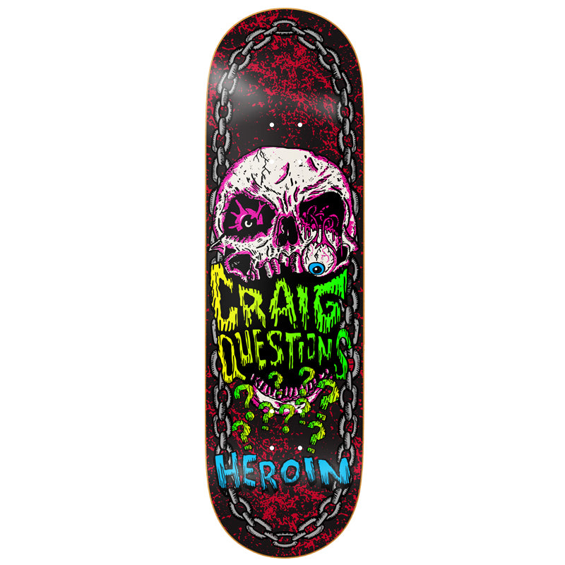 Heroin Skateboards Craig Questions Knock Off Deck - 9.25 – Slugger ...