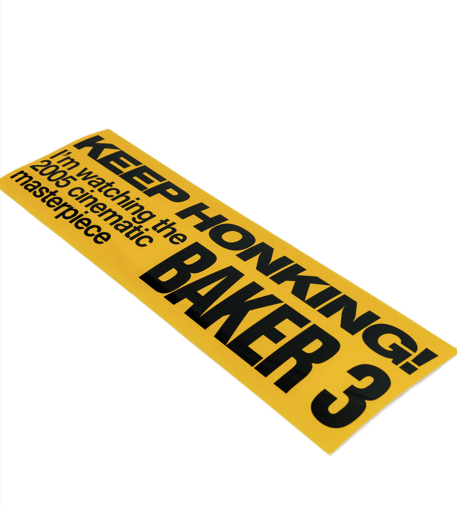 Jenkem Magazine Baker 3 Bumper Sticker – Slugger Skate Store
