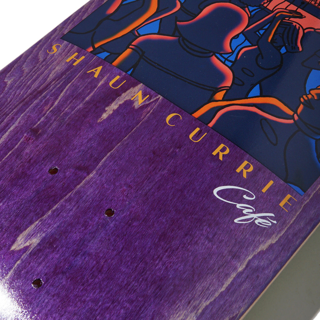 Skateboard Cafe Premier Shaun Currie Pro Deck - 8.375 (C2 Shape) Purpl ...
