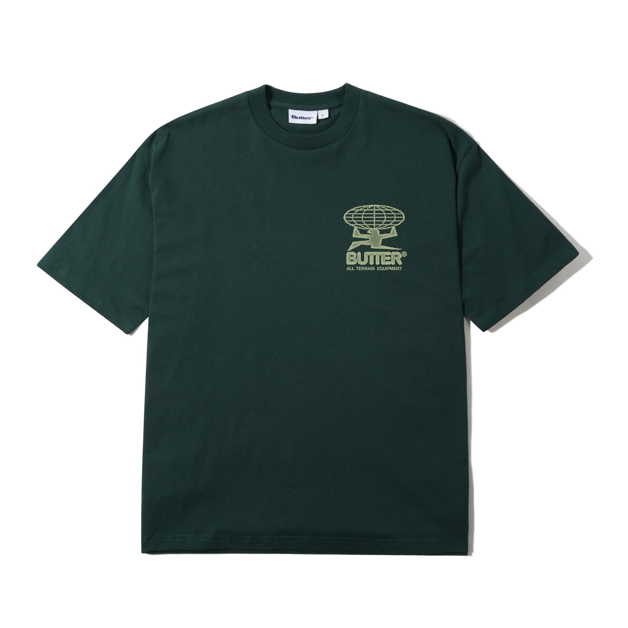Butter Goods Terrain Tee - Forrest Green – Slugger Skate Store