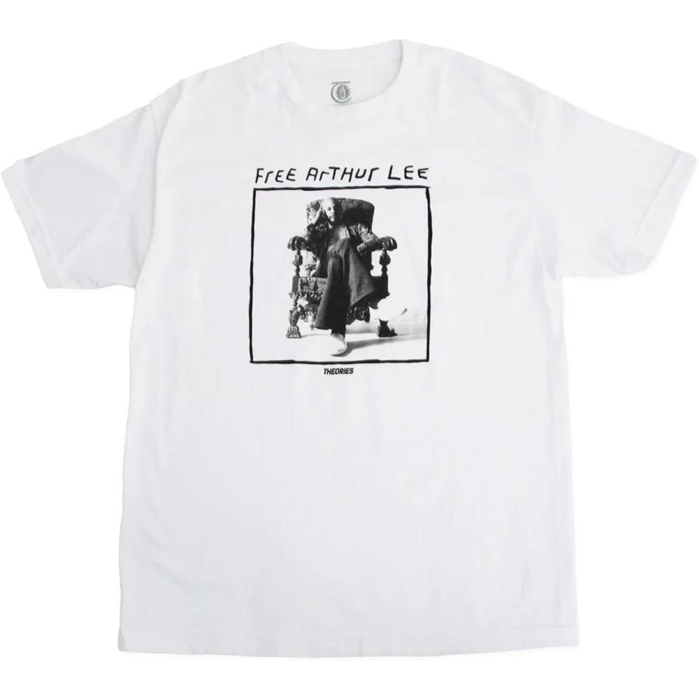 Theories of Atlantis Free Arthur Lee Tee - White – Slugger Skate Store