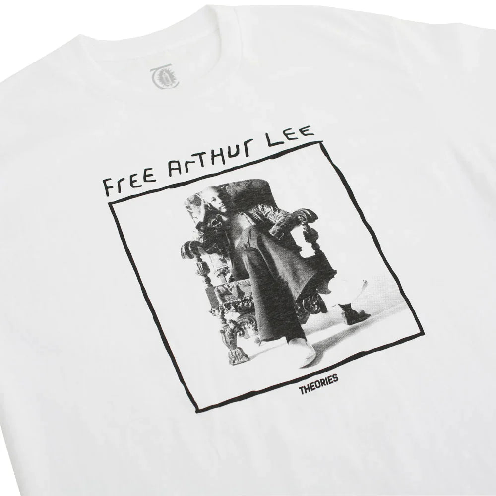 Theories of Atlantis Free Arthur Lee Tee - White – Slugger Skate Store