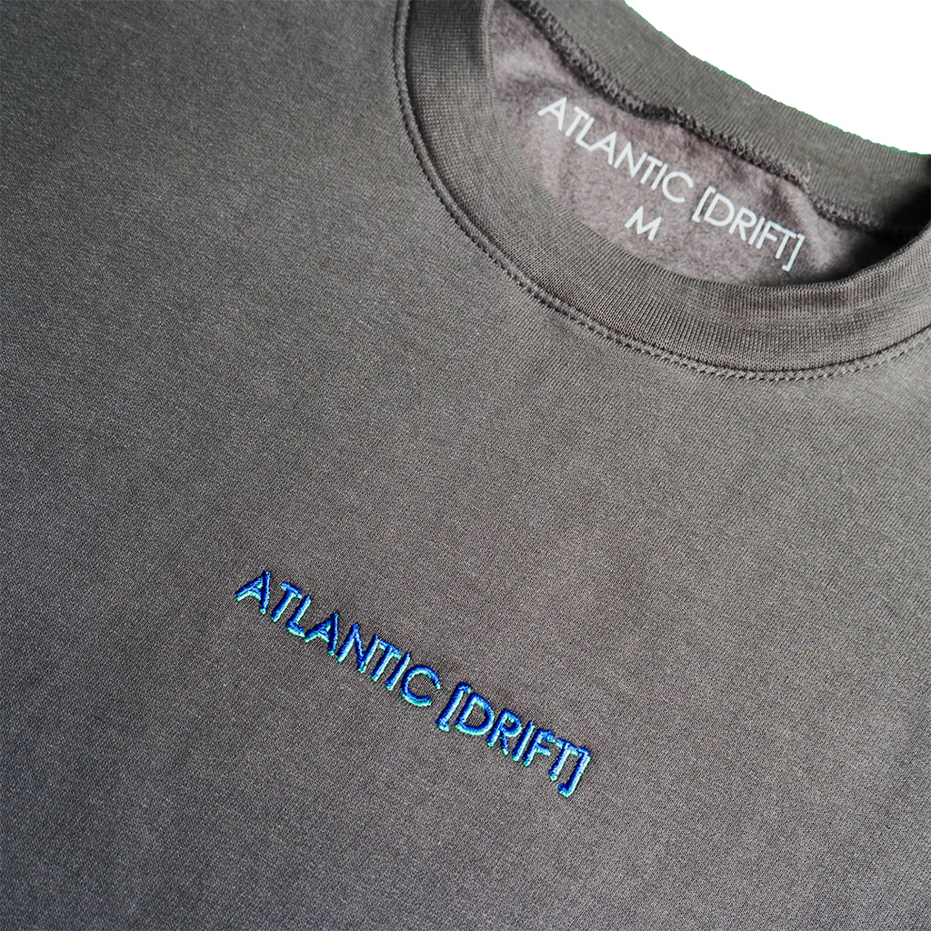 Atlantic Drift Title Screen Crewneck - Charcoal – Slugger Skate Store