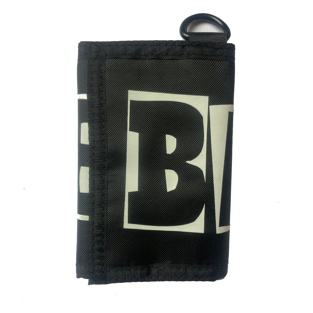 Baker Skateboards Brand Logo Tri-Fold Wallet - Black – Slugger Skate Store