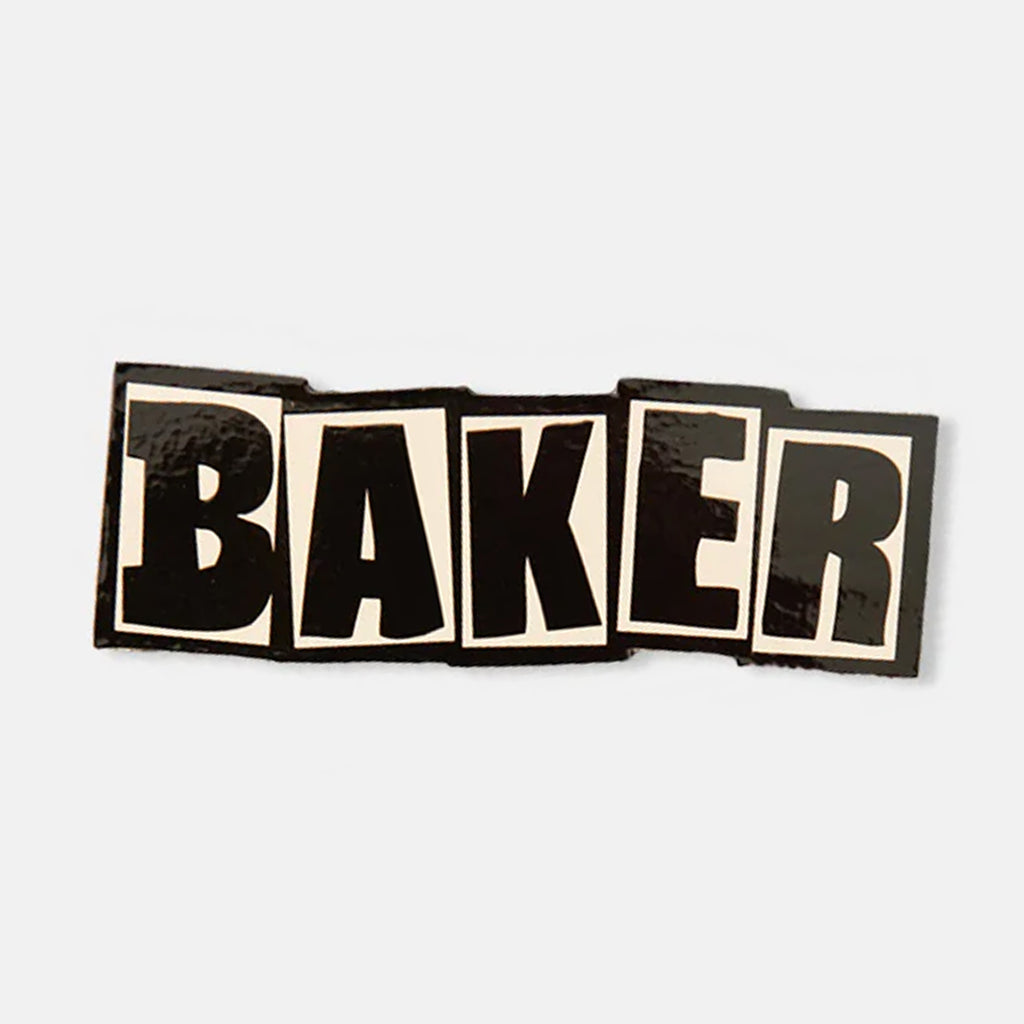 Baker Skateboards Brand Logo Sticker - Black – Slugger Skate Store