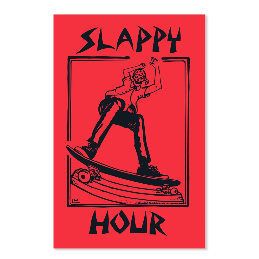 Black Label Skateboards Slappy Hour Possessed To Slap Sticker - Variou ...