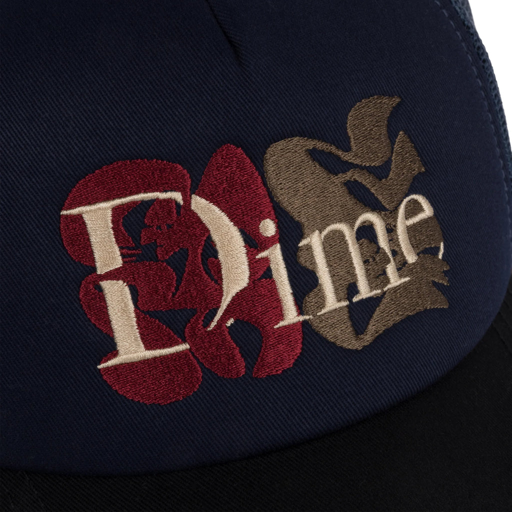 Dime MTL Classic Duo Trucker Cap - Navy – Slugger Skate Store