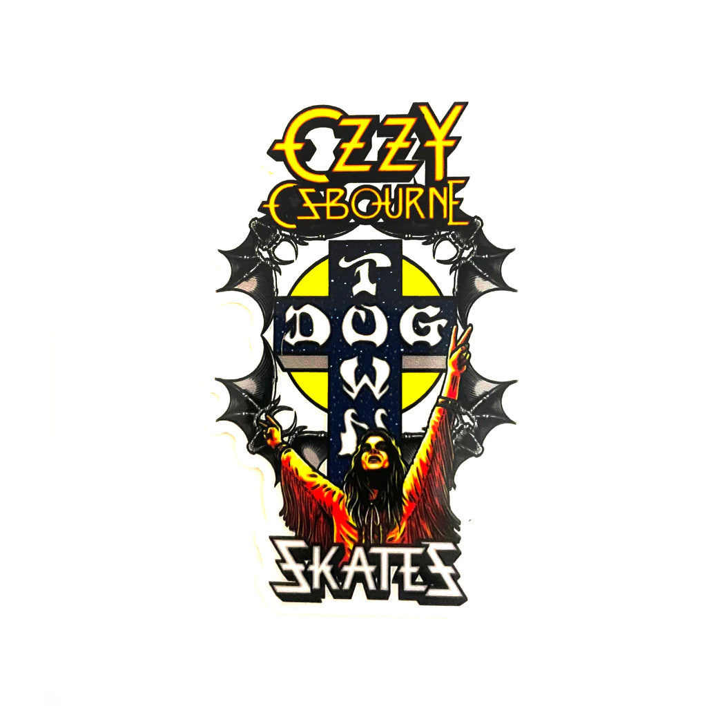 Dogtown Ozzy Osbourne Sticker - Black – Slugger Skate Store