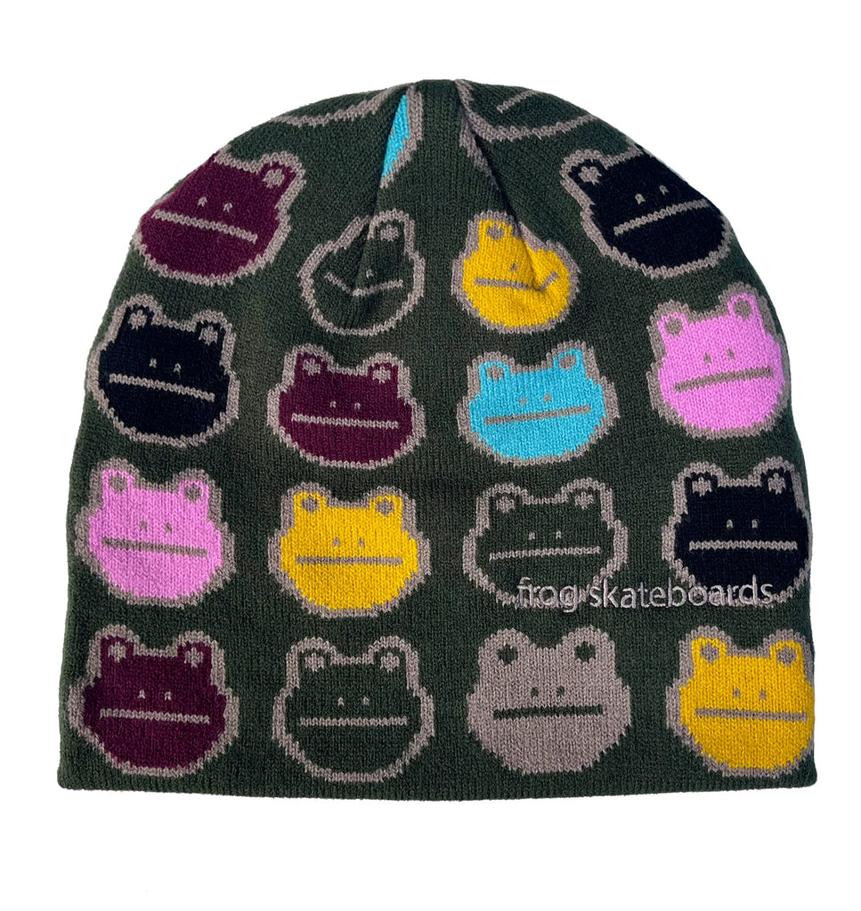 Frog Skateboards Frog Nation Beanie - Green – Slugger Skate Store