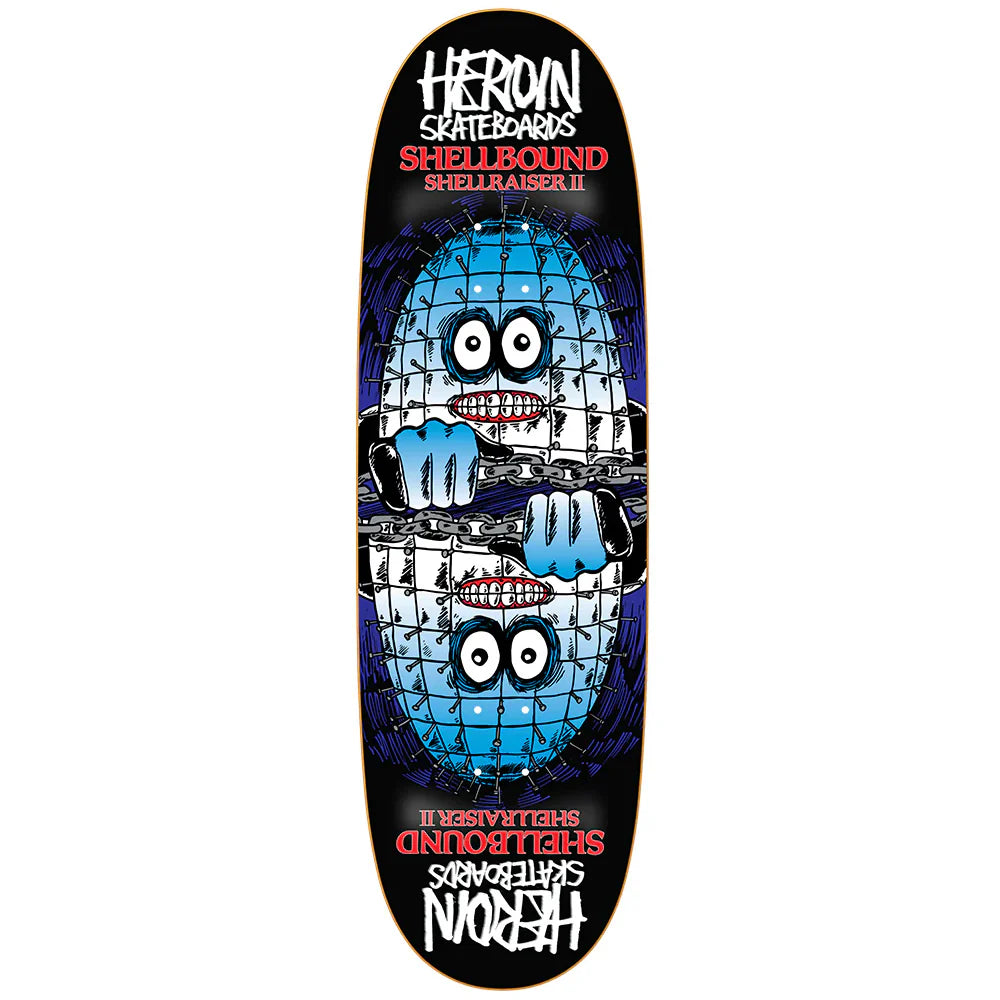 Heroin Skateboards Shellbound Shellraiser 2 Symmetrical Skateboard Dec ...