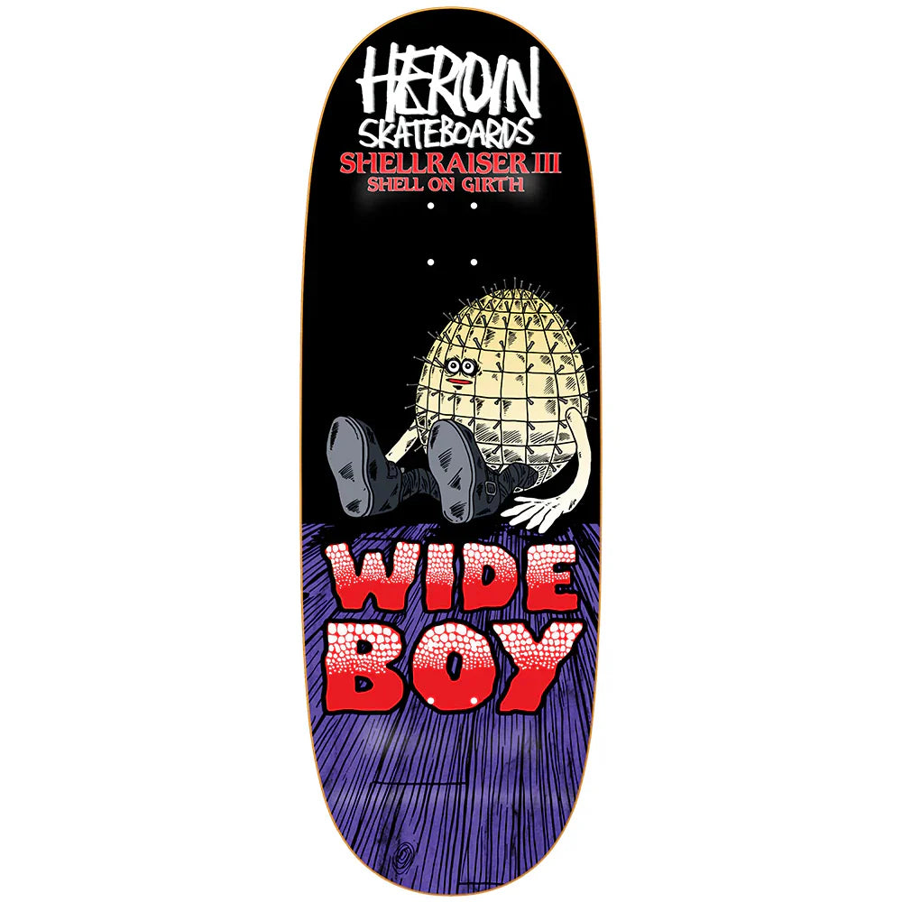 Heroin Skateboards Shellraiser 3 Symmetrical Skateboard Deck - 10.75 ...