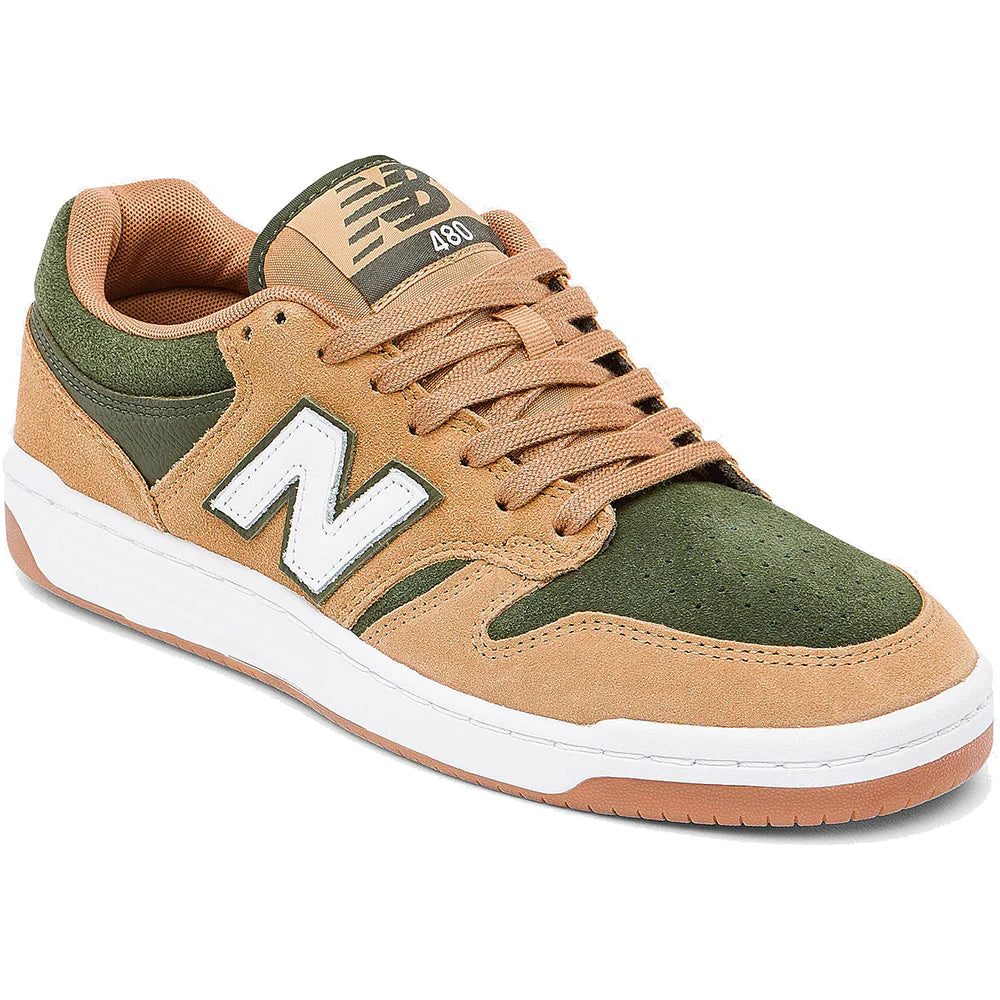 New Balance Numeric 480 Skateboard Shoes - White / Orange – Slugger ...