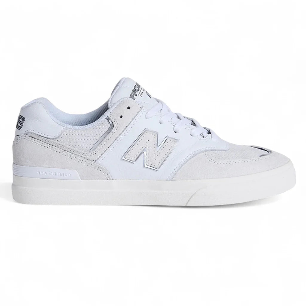 New Balance Numeric X Arrow & Beast 574 Skate Shoes - White / White ...