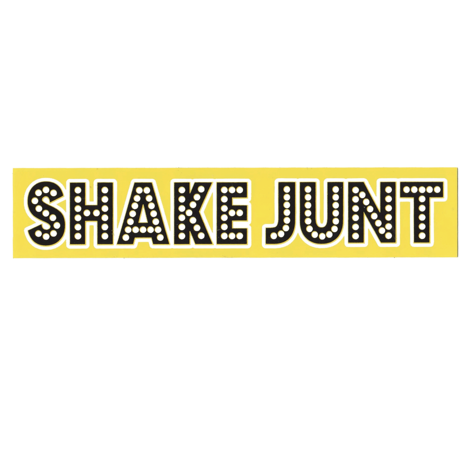 Shake Junt Stretch Logo Sticker – Slugger Skate Store Shake Junt Stretch Logo Sticker – Slugger Skate Store