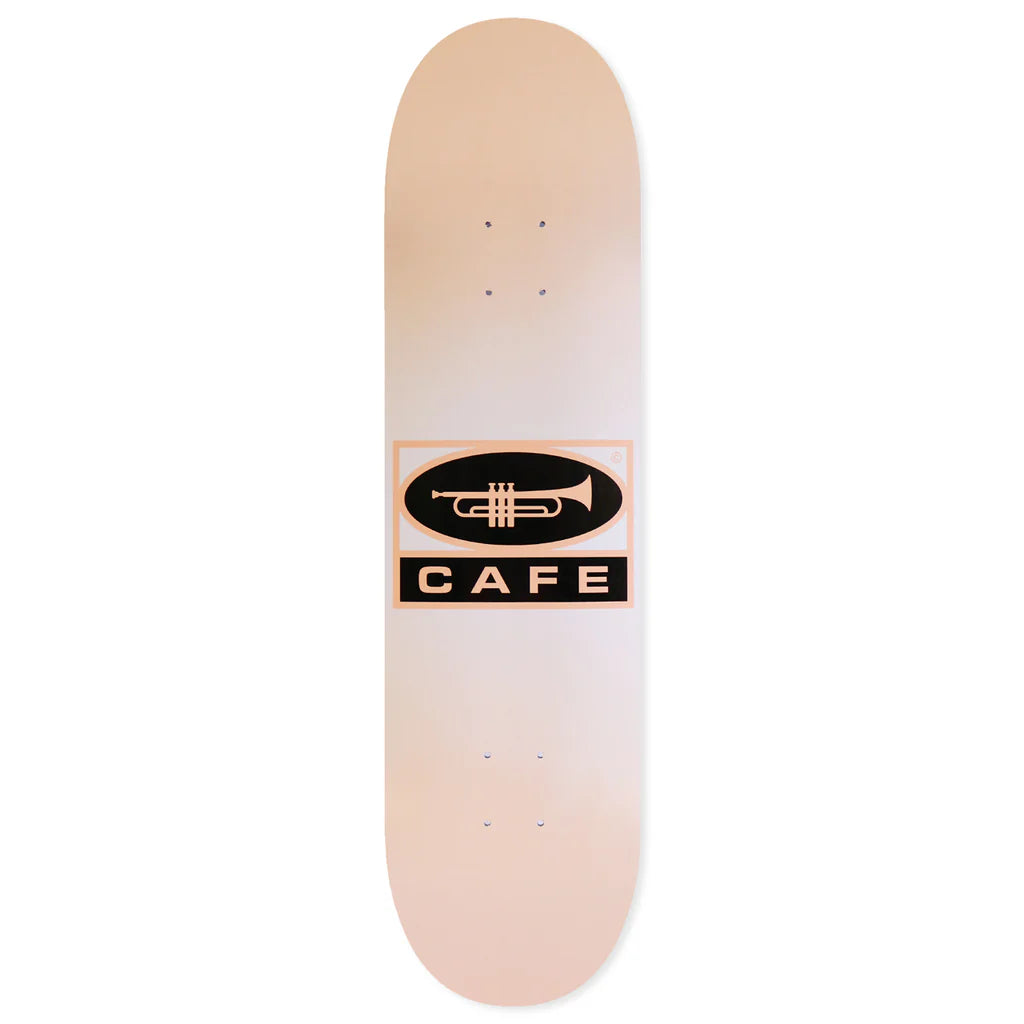 Skateboard Cafe Trumpet Logo Skateboard Deck Peach / White Fade - 8.38 ...