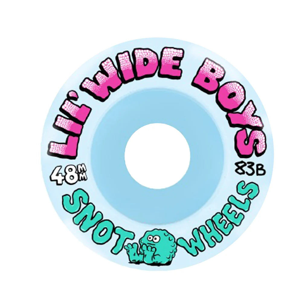 Snot Wheel Co 'Lil Wide Boys Wheels 48mm Blue – Slugger Skate Store