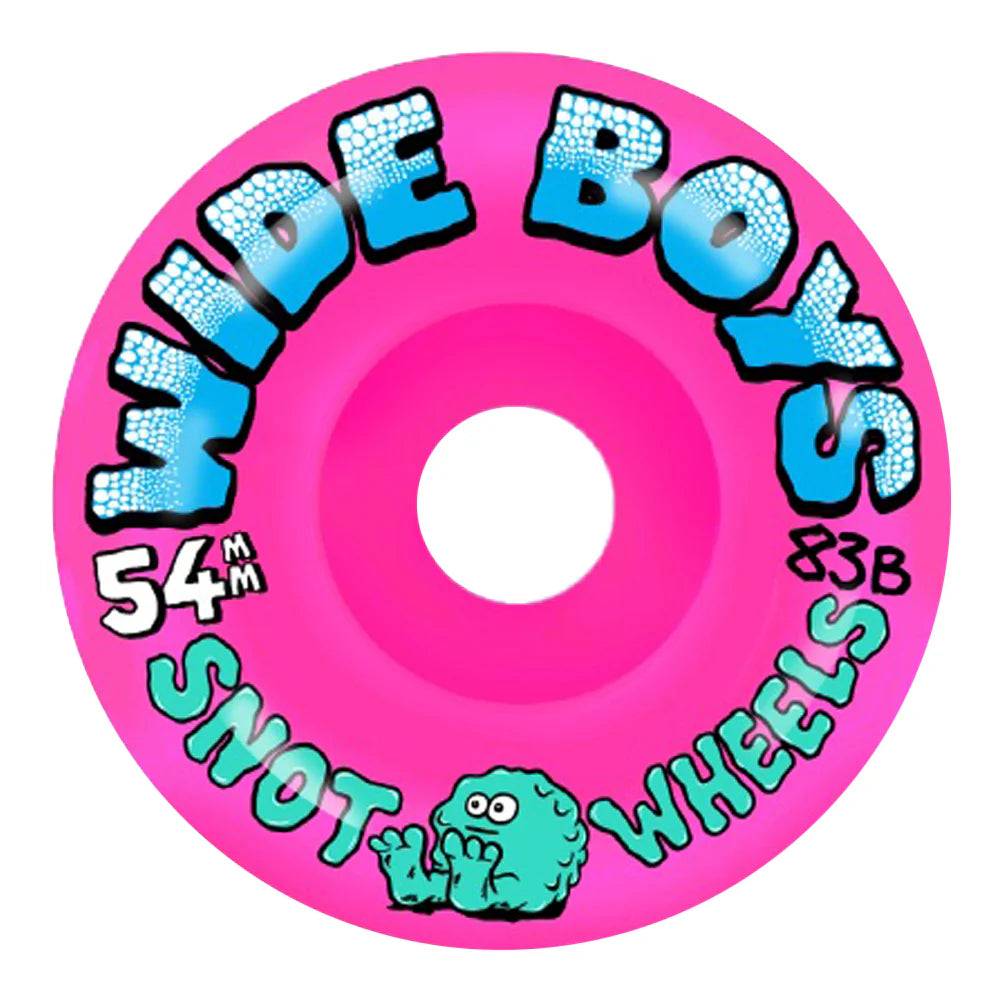 Snot Wheel Co Wide Boys Wheels 54mm Pink – Slugger Skate Store