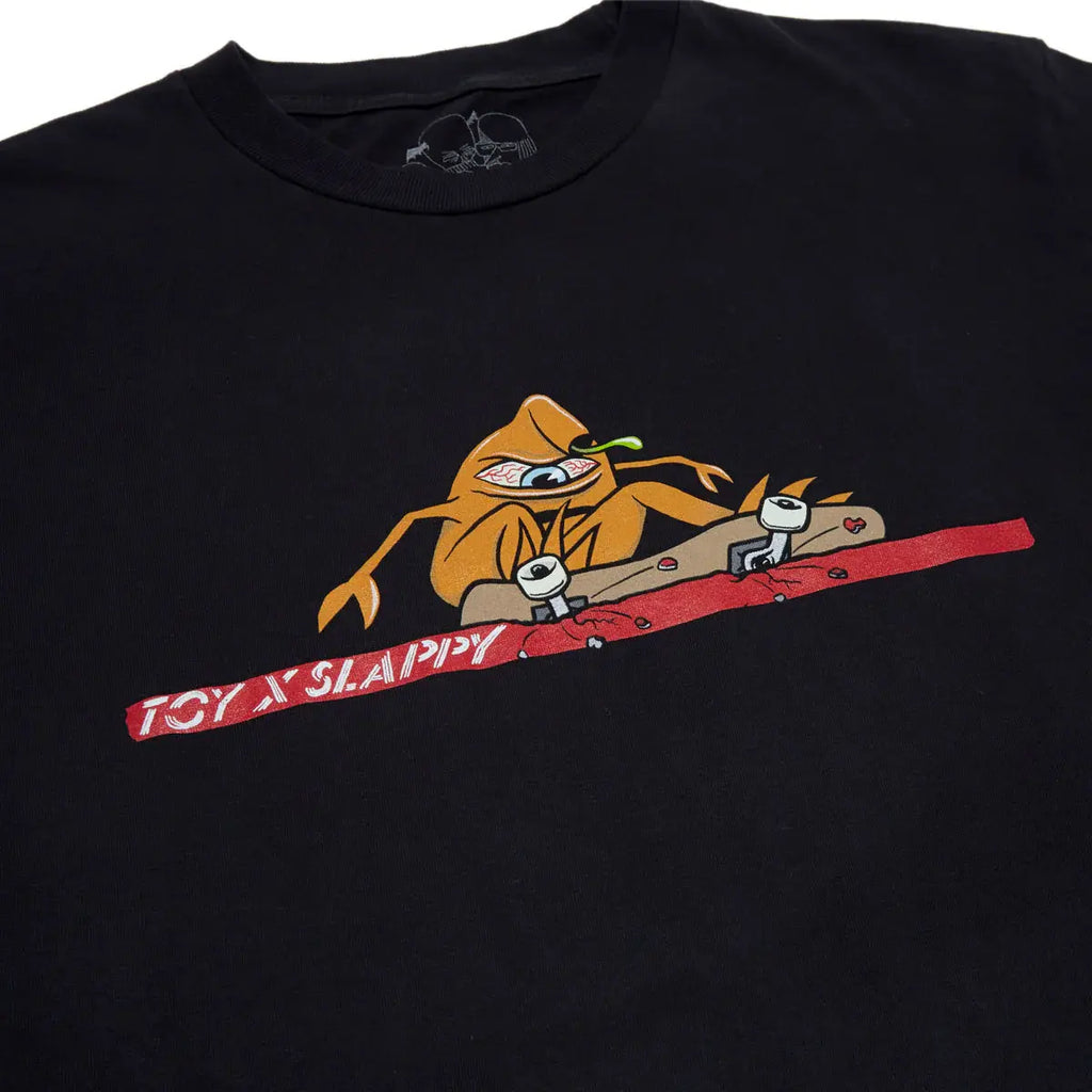 Slappy Trucks X Toy Machine T-Shirt - Black – Slugger Skate Store