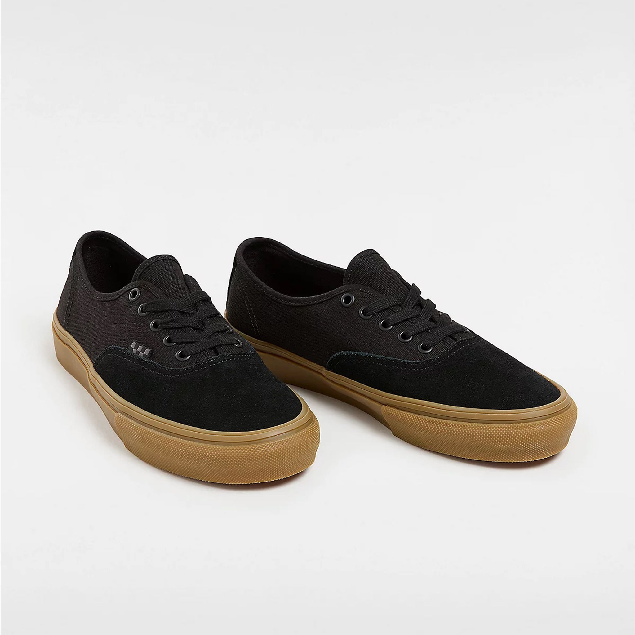 Vans Skate Authentic Skate Shoes - Black / Black /Gum – Slugger Skate Store
