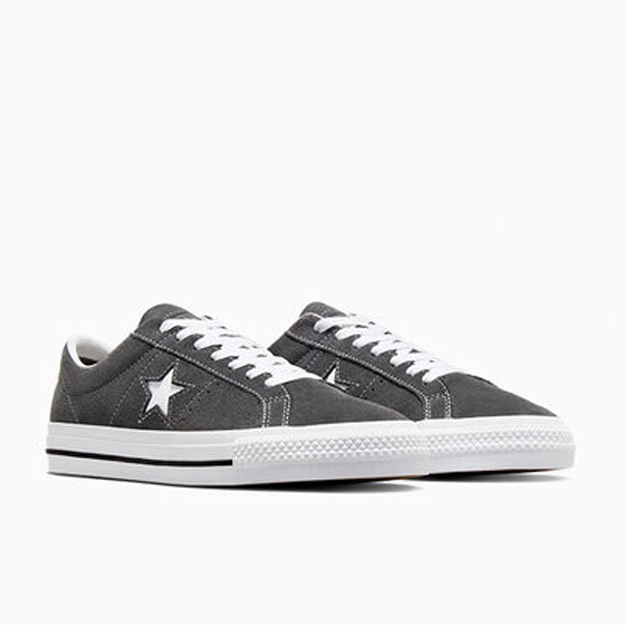 Converse CONS One Star Pro Ox Skateboarding Shoes - Dark Matter / Whit ...