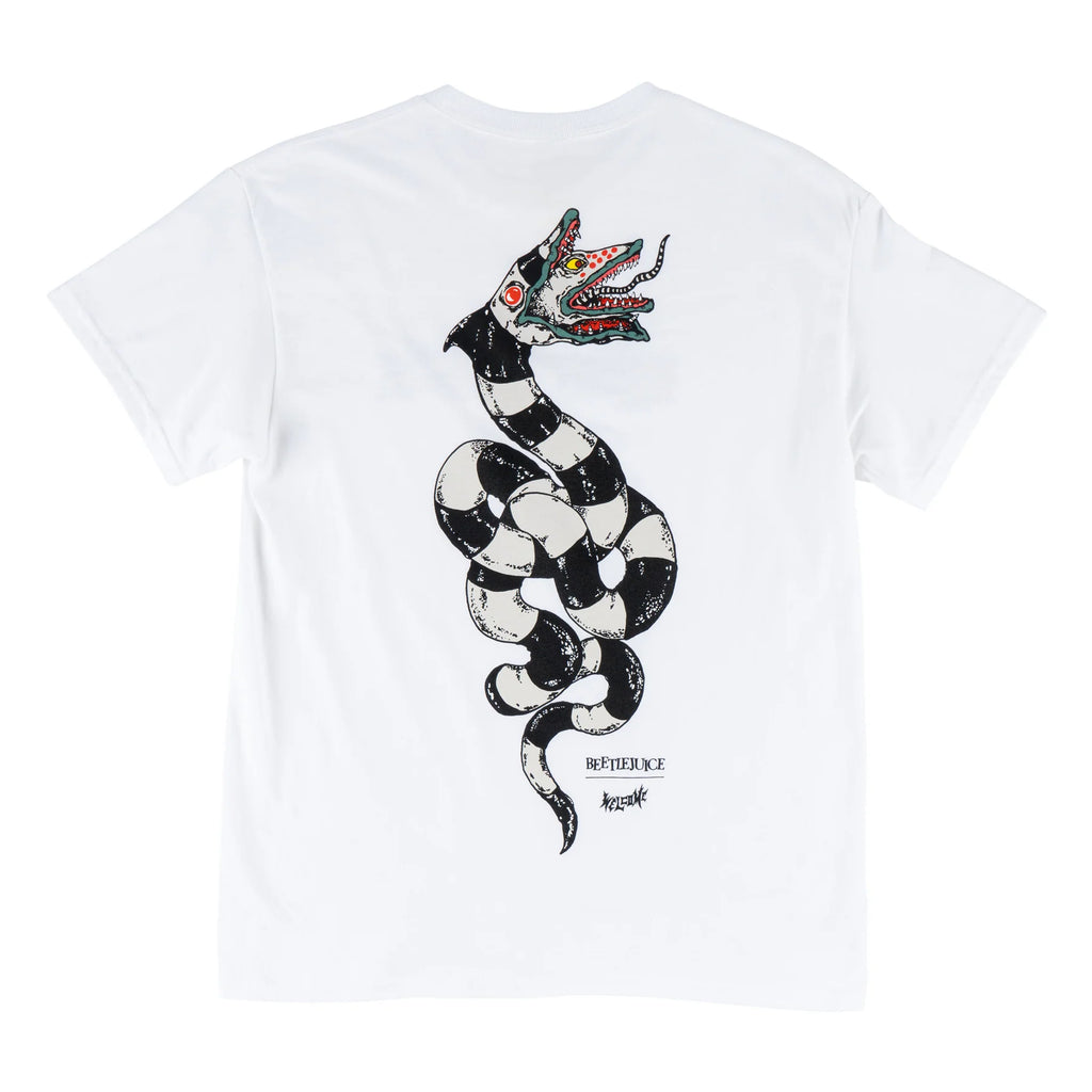 Welcome X Beetlejuice Sandworm Tee - White – Slugger Skate Store