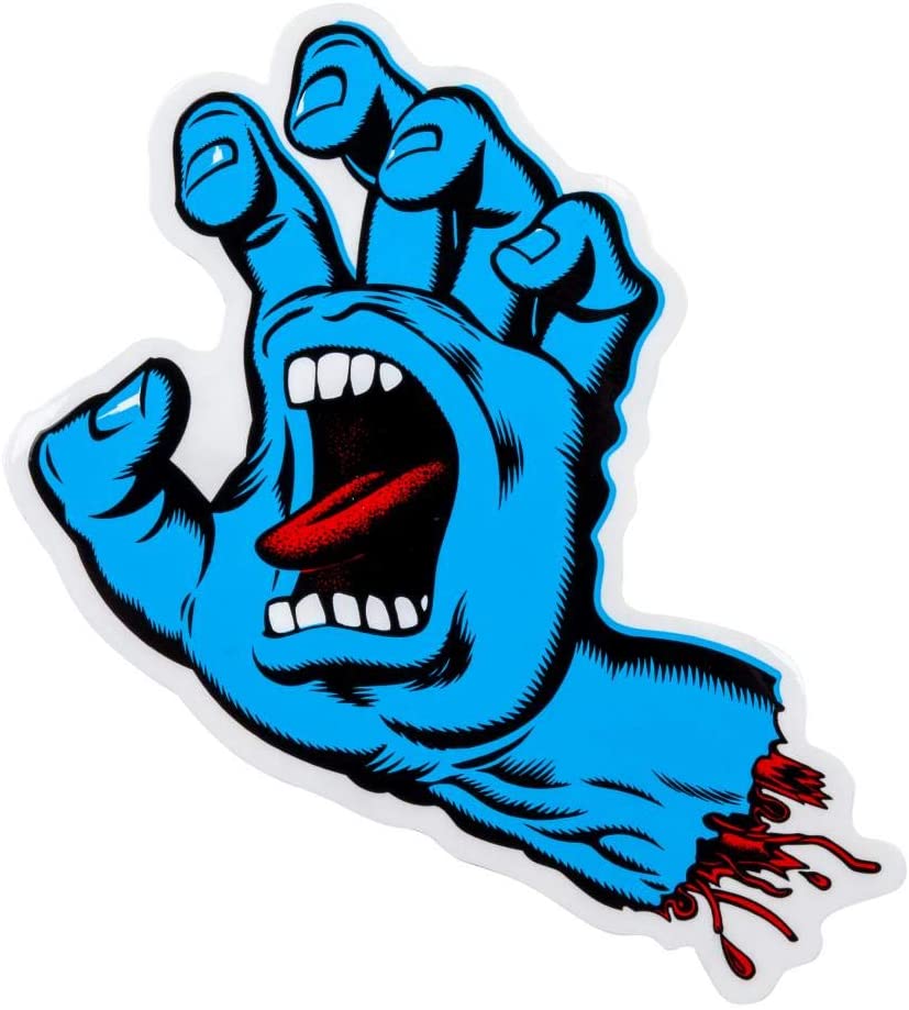 Santa Cruz - Screaming Hand Sticker – Slugger Skate Store