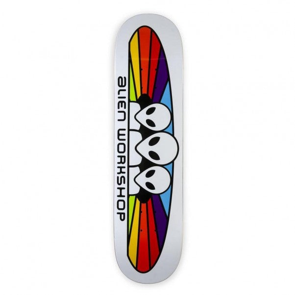 Alien Workshop Spectrum White Skateboard Deck - 8.00 – Slugger Skate Store
