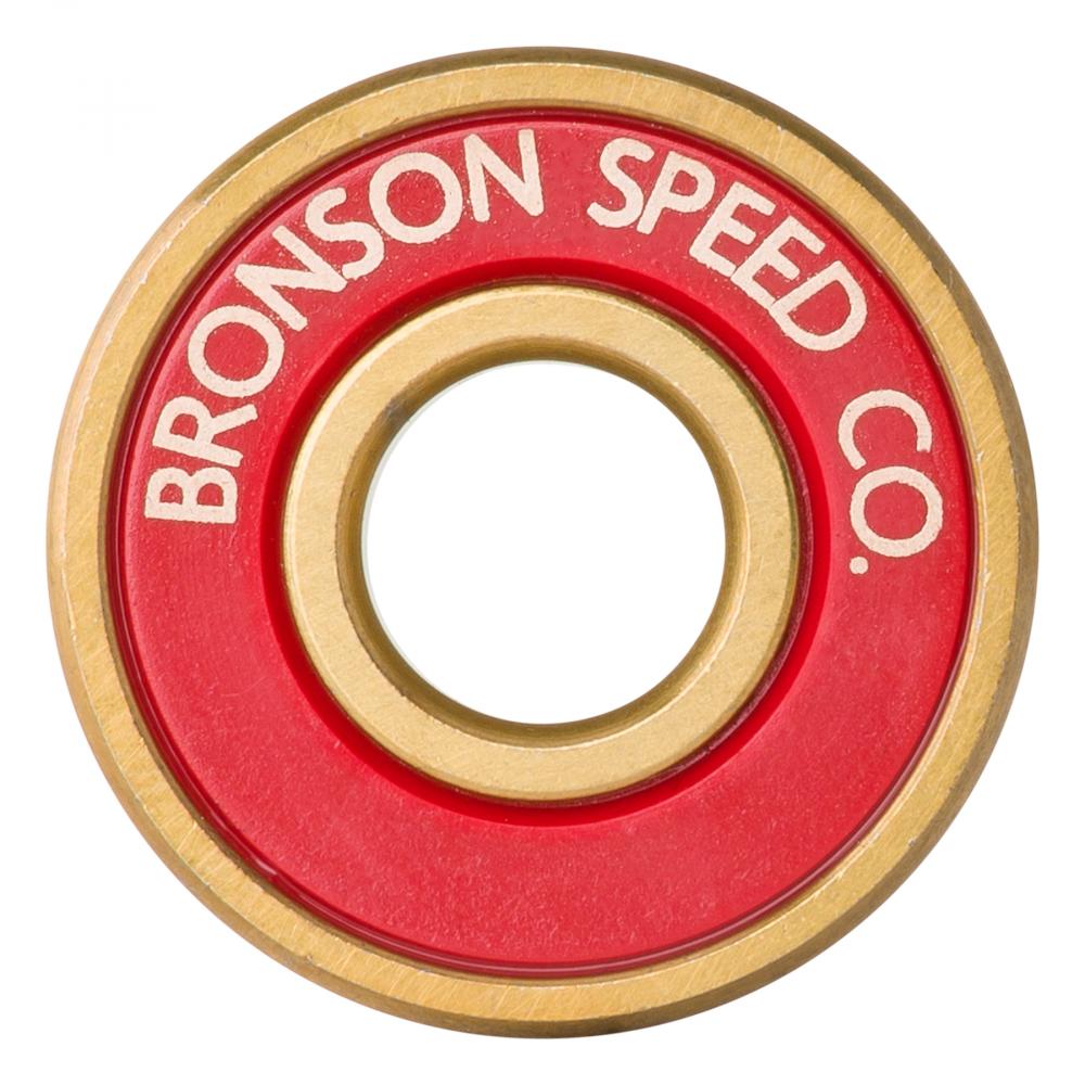 Bronson Speed Co Eric Dressen Pro G3 Skateboard Bearings (Gold ...