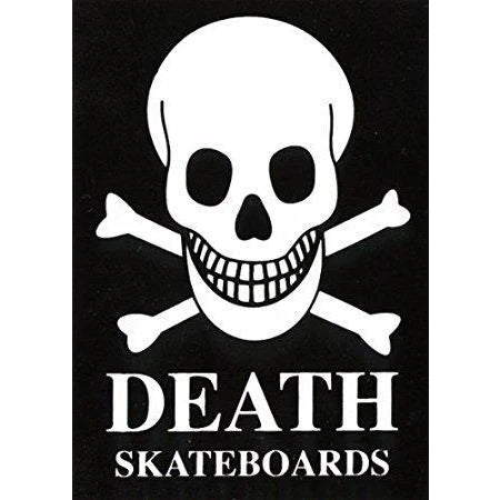 Death Skateboards - Skull Logo Sticker XL – Slugger Skate Store