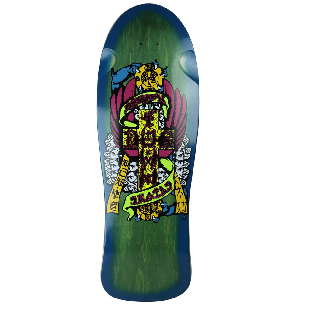 Dogtown Skateboards Eric Dressen Hands Reissue Skateboard Deck Green S ...