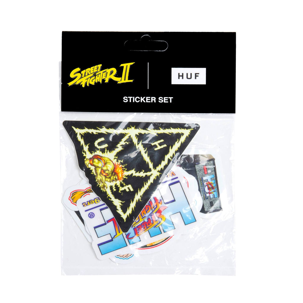 HUF X Street Fighter Sticker Pack – Slugger Skate Store