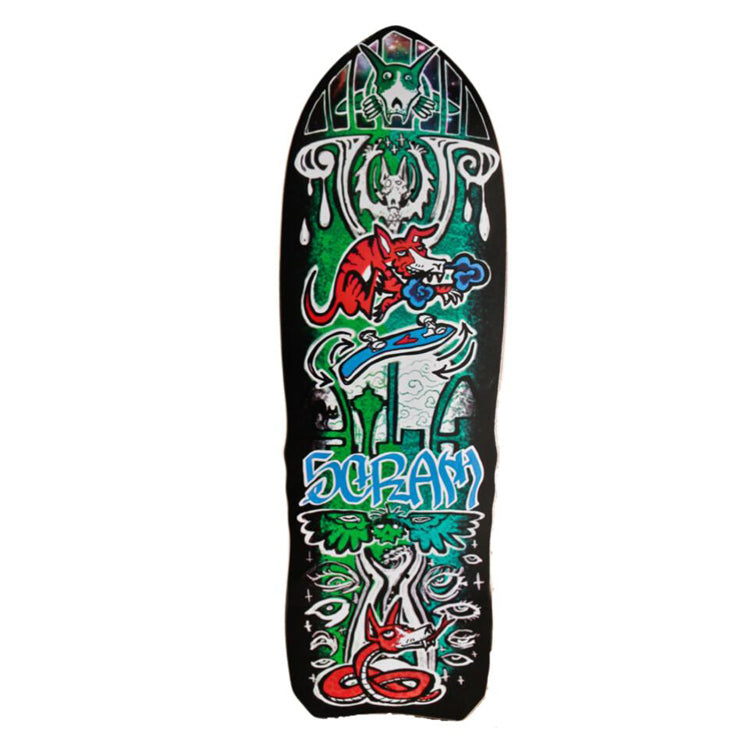 Scram Skates Eddie Bowser Shaped Skateboard Deck - 10.25 – Slugger ...