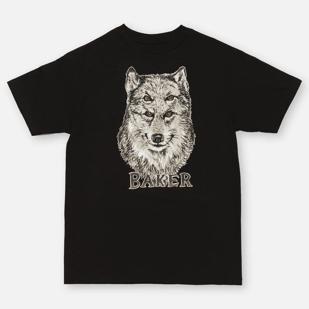 Baker Wolf Tee - Black – Slugger Skate Store