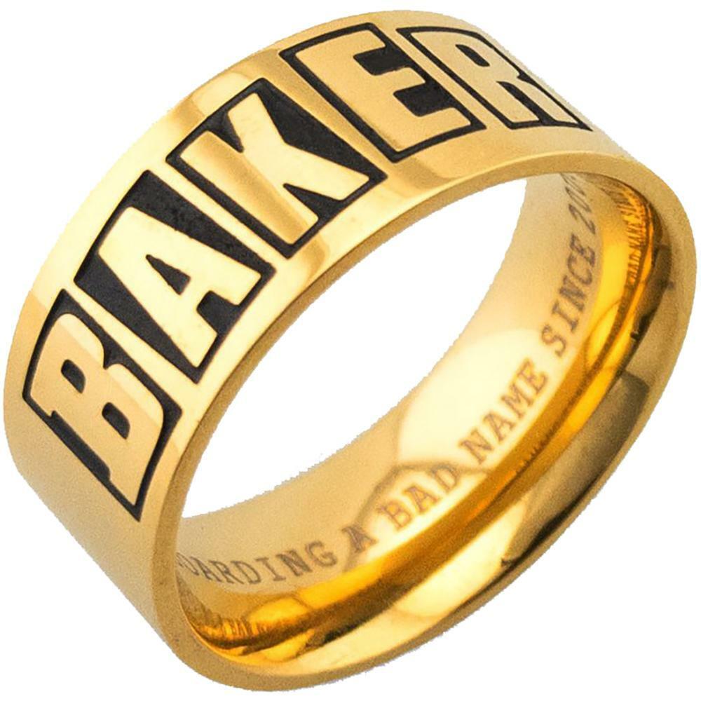Baker Brand Logo Ring - Gold – Slugger Skate Store