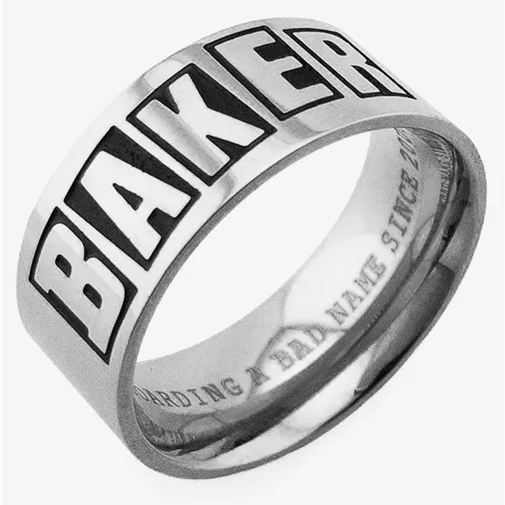 Baker Brand Logo Ring - Silver – Slugger Skate Store