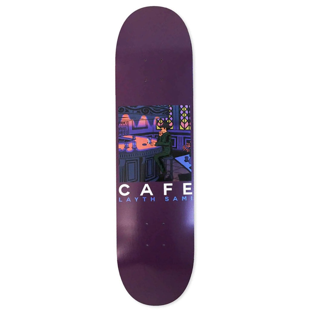 Skateboard Cafe - Layth Sami Barfly Purple Skateboard Deck - 8.25 ...