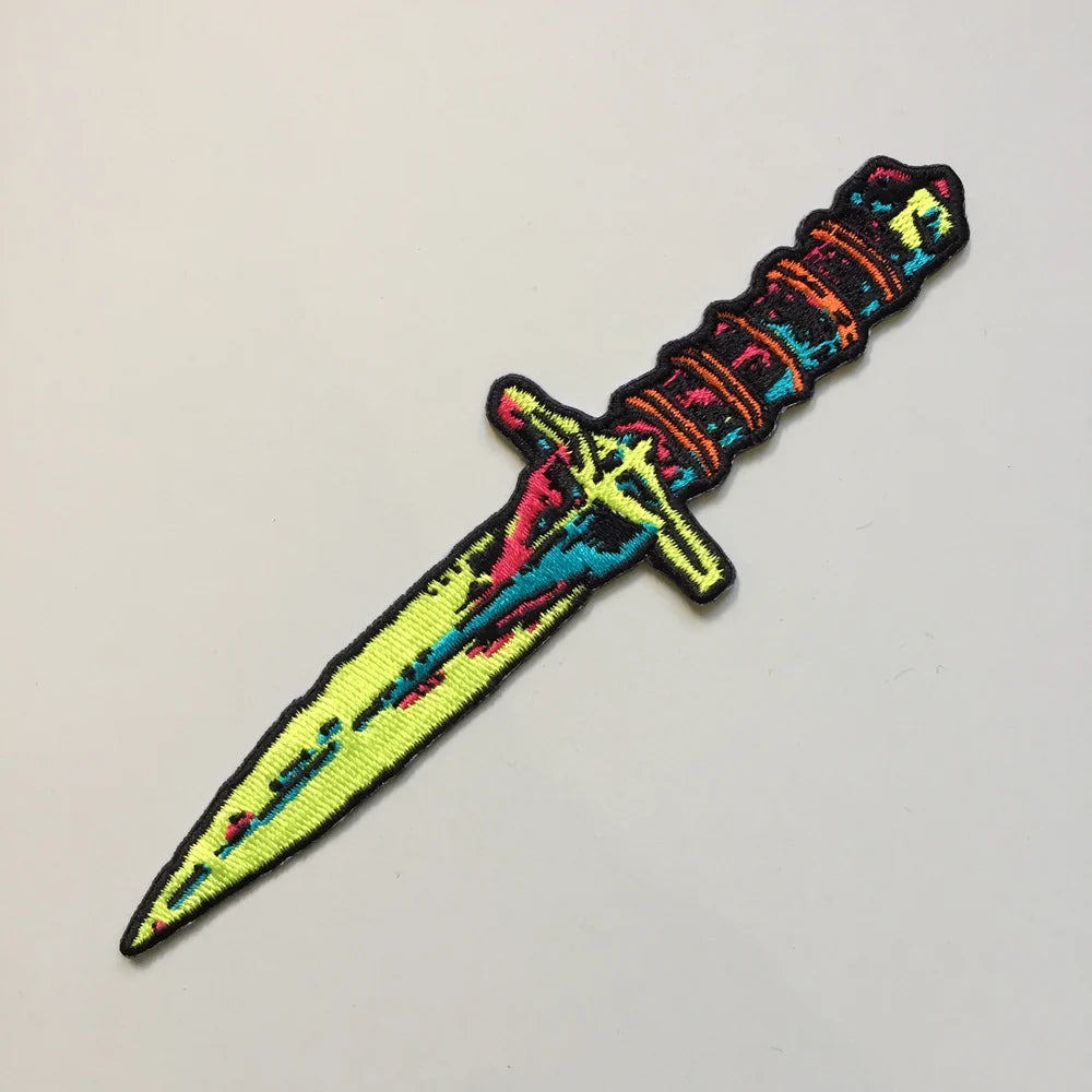 Dungeon Dagger Embroidered Patch – Slugger Skate Store