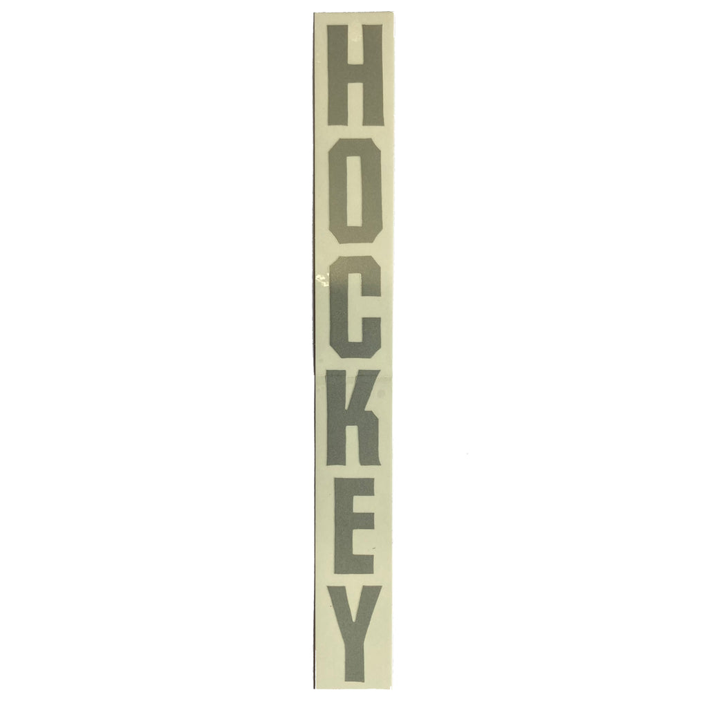 Hockey Skateboards - Vertical Logo Sticker Silver – Slugger Skate Store