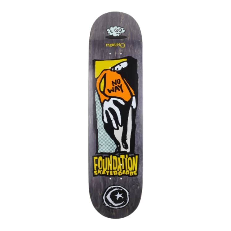 Foundation Nick Merlino No Way Skateboard Deck - 8.25 – Slugger Skate Store