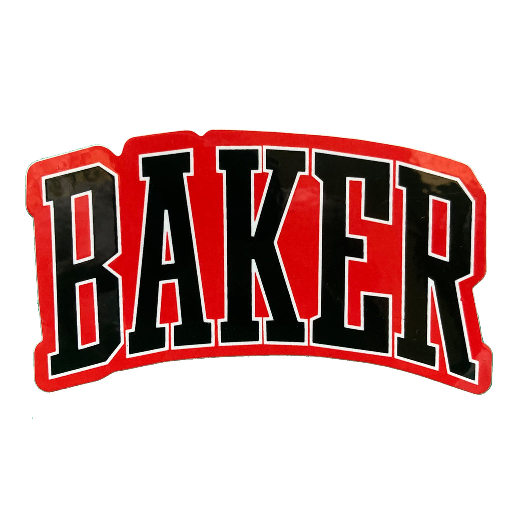 Baker Skateboards - Lakeland Sticker - Black/Red – Slugger Skate Store