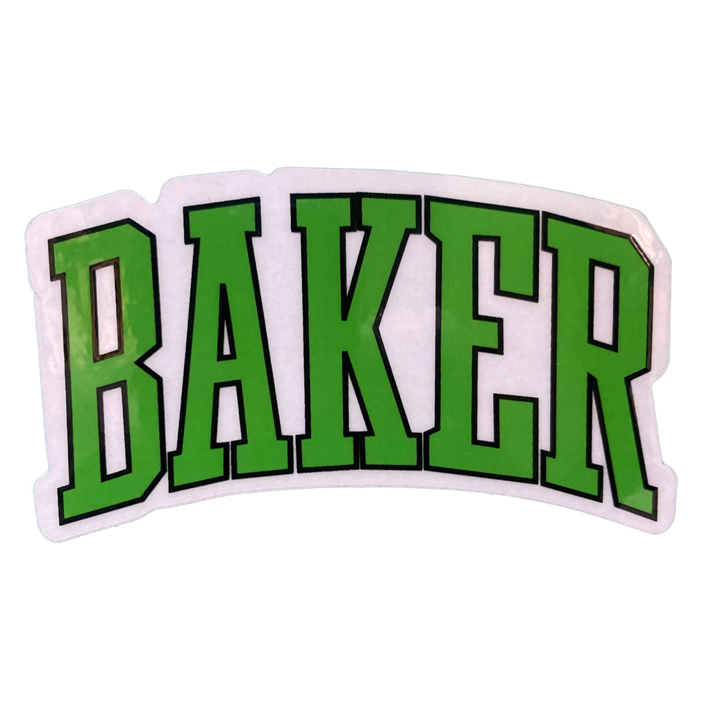 Baker Skateboards - Lakeland Sticker - Green – Slugger Skate Store