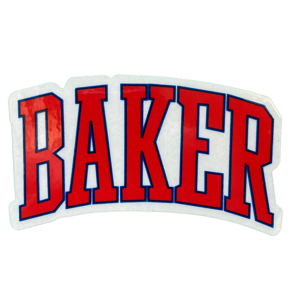 Baker Skateboards - Lakeland Sticker - Red – Slugger Skate Store