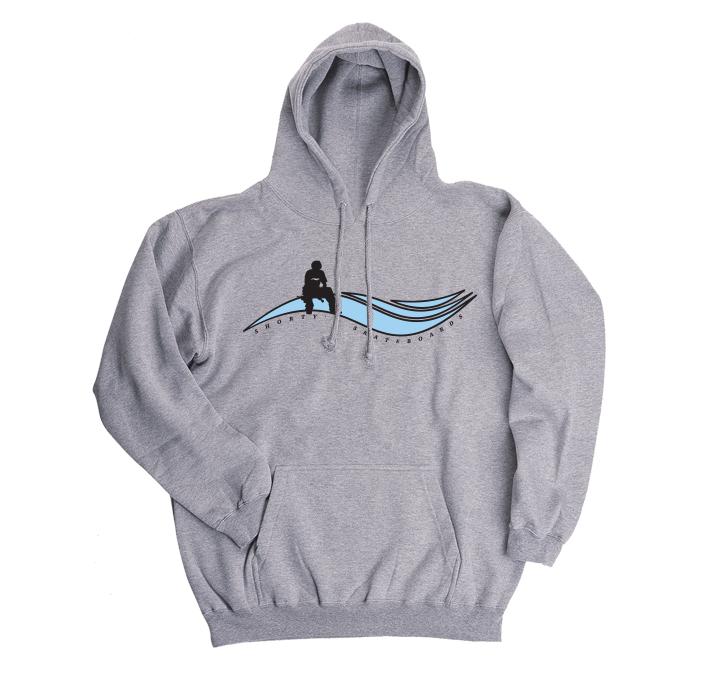 Shortys Muska Wave Hoodie - Grey – Slugger Skate Store