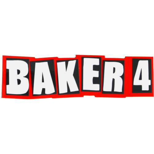Baker Skateboards - Baker 4 Sticker – Slugger Skate Store